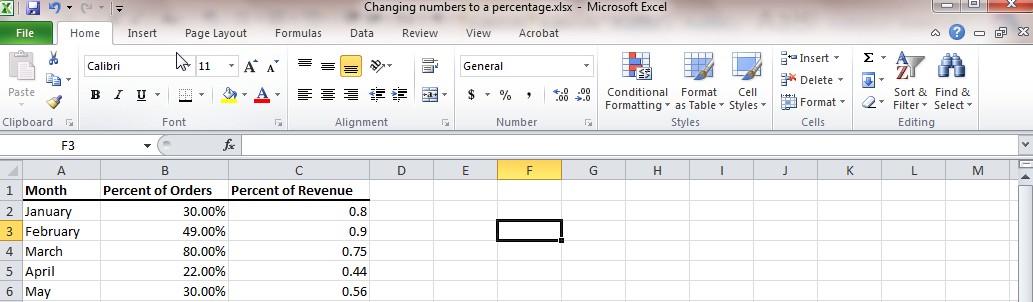 Convert Numbers To Percentage In Excel Learn Excel Now