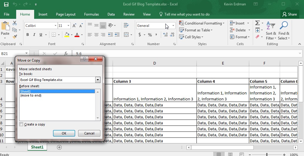 How To Copy An Excel Worksheet Within The Workbook Or To A Different Workbook