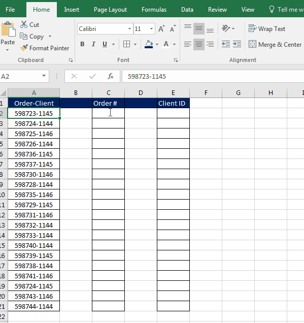 Excel Formulas How To Use The LEFT And RIGHT Functions Learn Excel Now