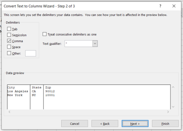 Excel Basics How To Separate Text Into Columns Learn Excel Now